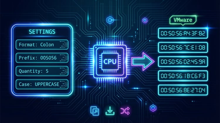 Gerador de Endereço MAC — Gerar MACs Aleatórios | DNS Robot