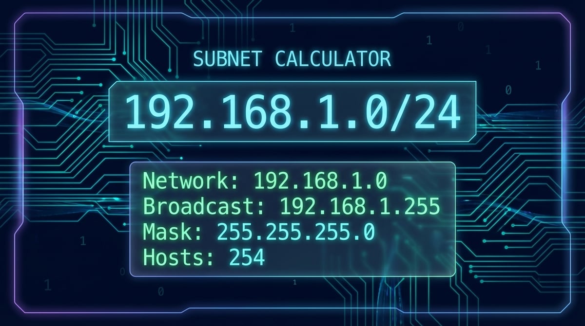 Subnet Calculator — Calculate IP Ranges & CIDR | DNS Robot